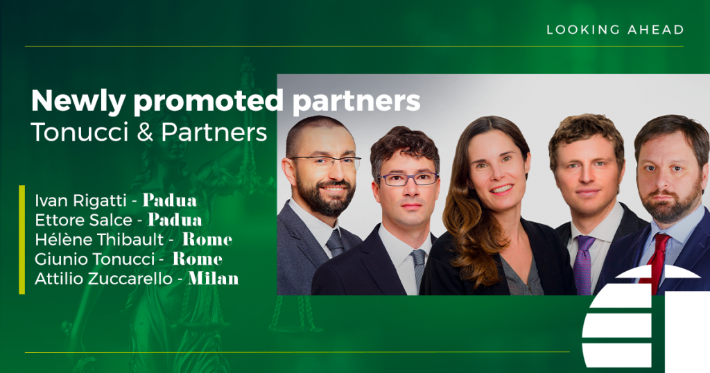 Newly promoted partners 2022 – Tonucci & Partners. - Tonucci & Partners