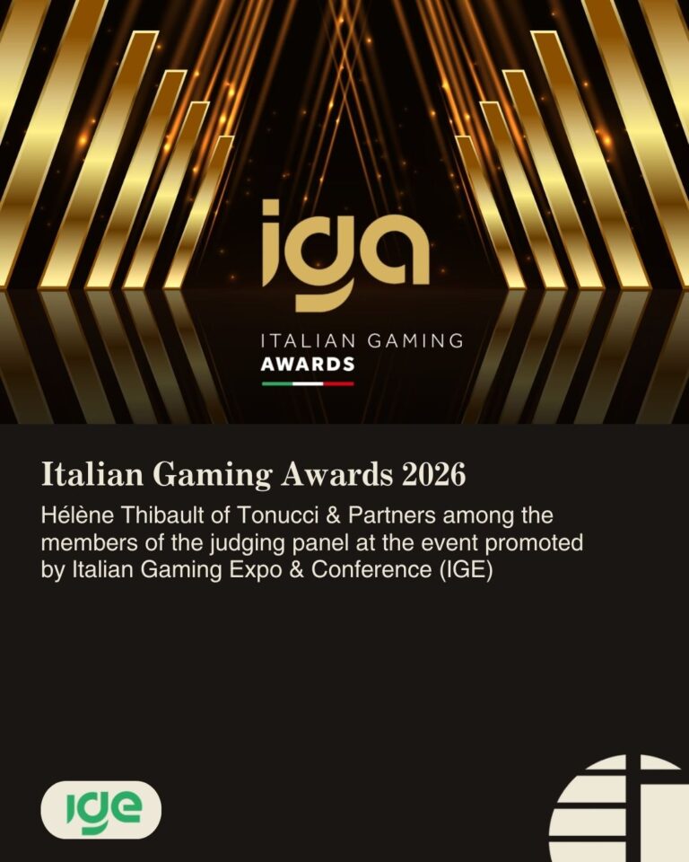 Italian Gaming Awards 2026. Hélène Thibault of Tonucci & Partners among ...
