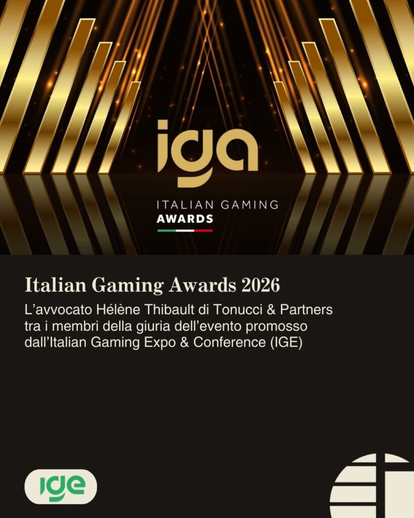 Italian Gaming Awards 2026. L’avvocato Hélène Thibault di Tonucci ...